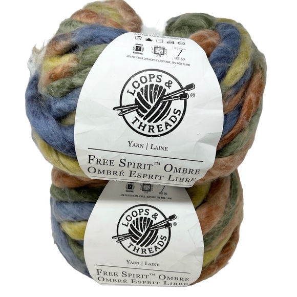 Loops & Threads | Office | Loops Threads Free Spirit Chunky Yarn Wool ...